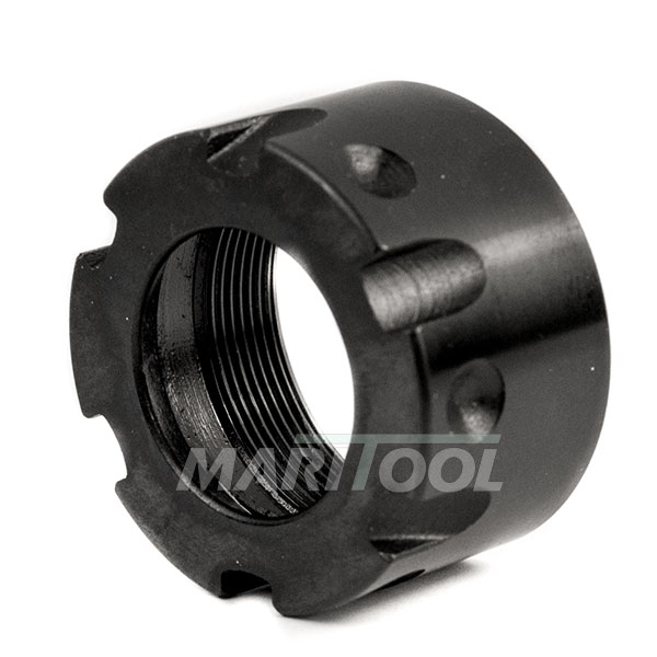 ER25 MINI COLLET NUT - ER25 Castle Nut MariTool