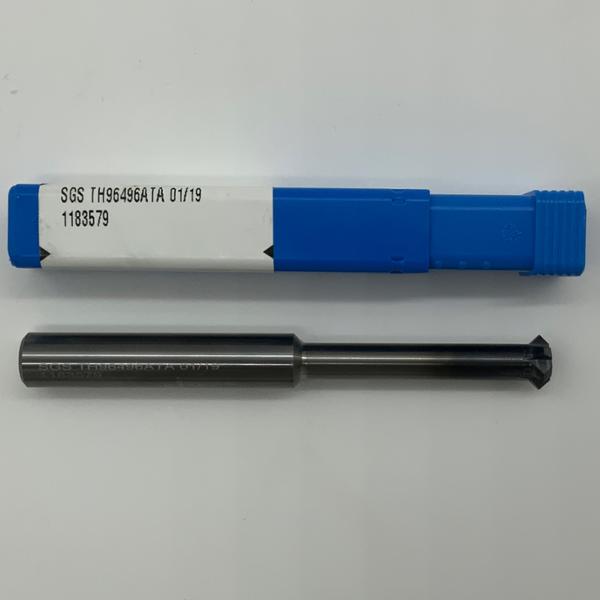 Solid Carbide Back Chamfer Endmill .375 Cutting Dia X 90 deg MariTool