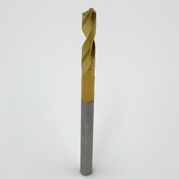 Solid Carbide 2 Flute Drill .1260 (3.2mm) Cutting Dia X .60 Flute ...