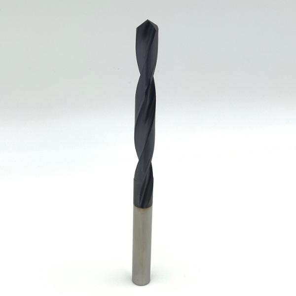 Solid Carbide 2 Flute Drill .3780 (9.6mm) Cutting Dia X 2.93 Flute ...